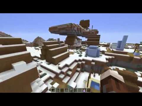 Minecraft 1.14 Snapshot: Snowy Tundra Village! (w/seed & coords) - YouTube