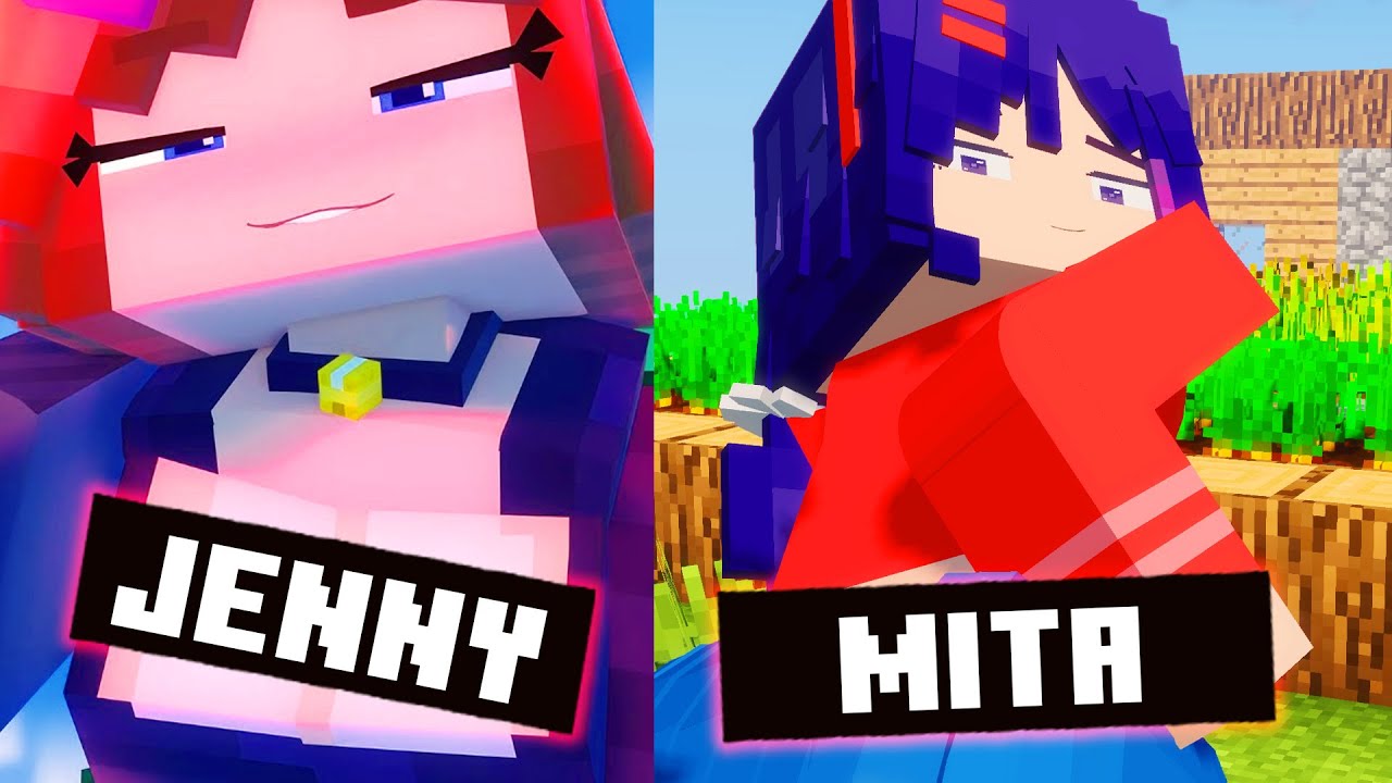Mita (Miside) – Jenny Skin Update in Minecraft Jenny Mod - YouTube