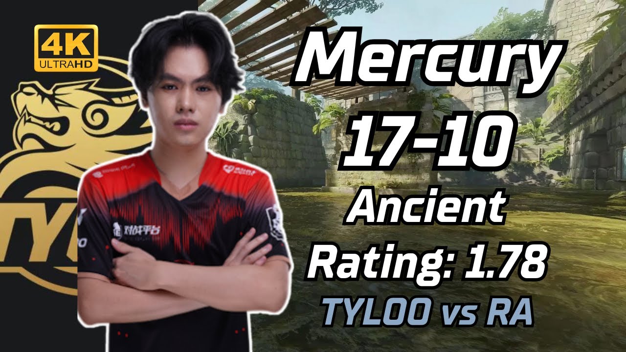 【4K】Tyloo Mercury vs RA (ANCIENT) | XSE Pro League 2024 #cs2 #pov - YouTube