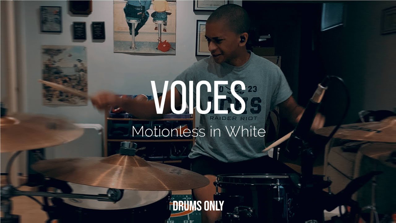 Motionless in White - Voices (Drums Only) - YouTube