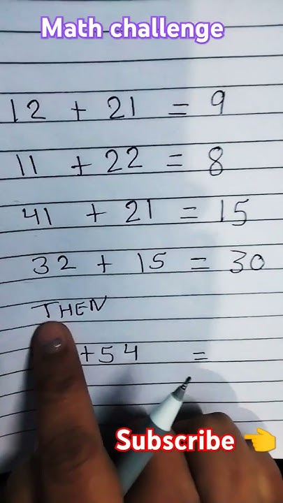 Math puzzle challenge mathematics short trading viral short feed 👌 - YouTube
