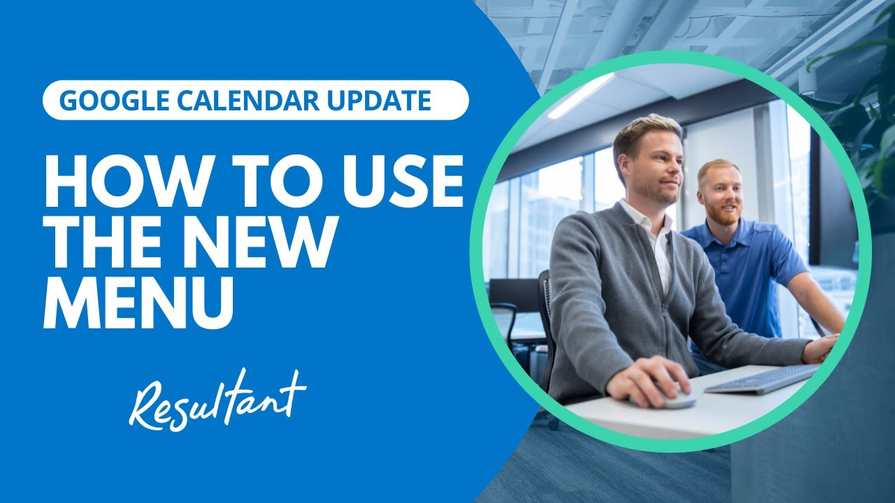 How to Use the New Google Calendar Menu - YouTube