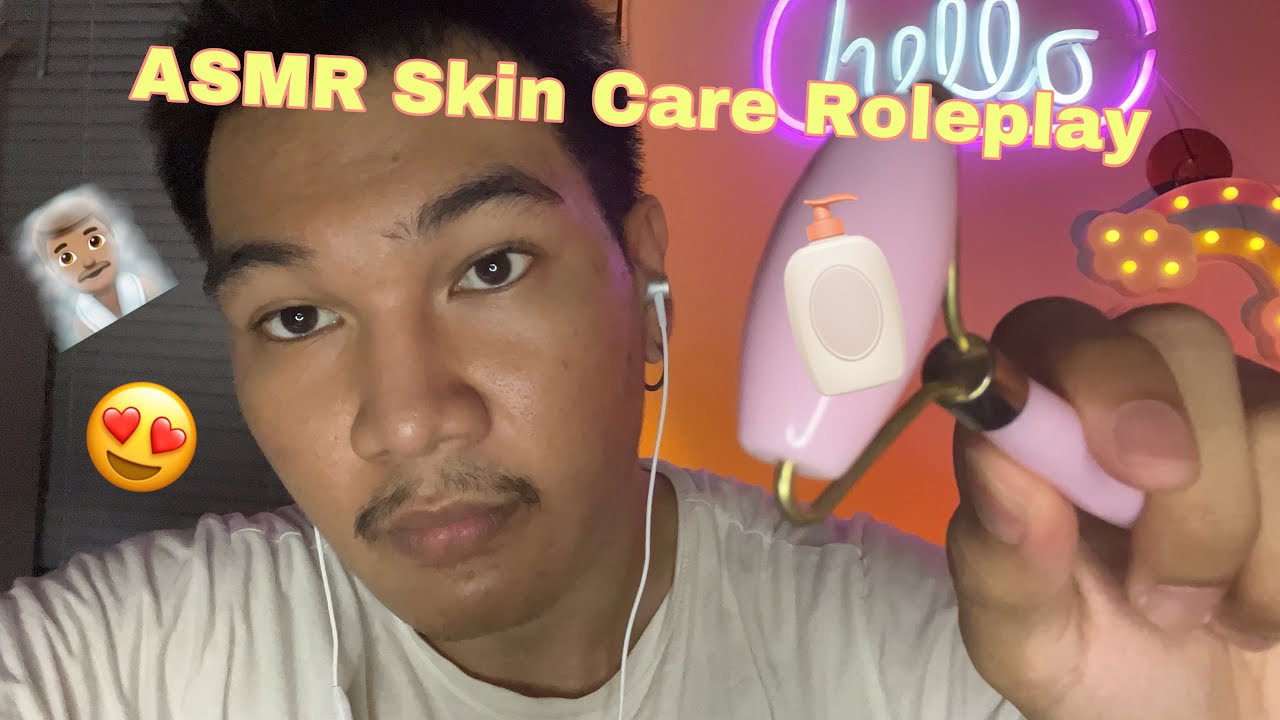 ASMR Skin Care Roleplay ทาครีมให้เพี่อน - YouTube