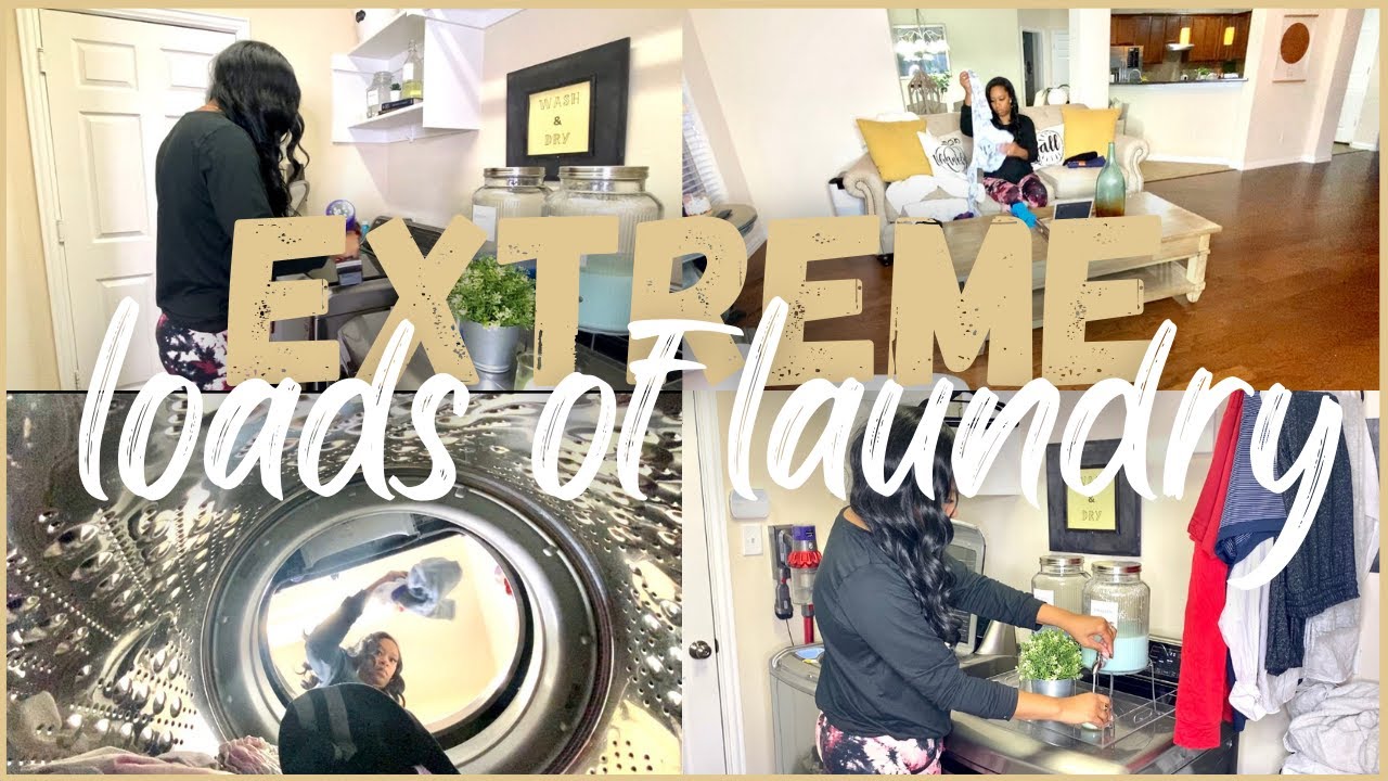 EXTREME LOADS OF LAUNDRY 2021 + EXTREME LAUNDRY MOTIVATION @RoSmith ...