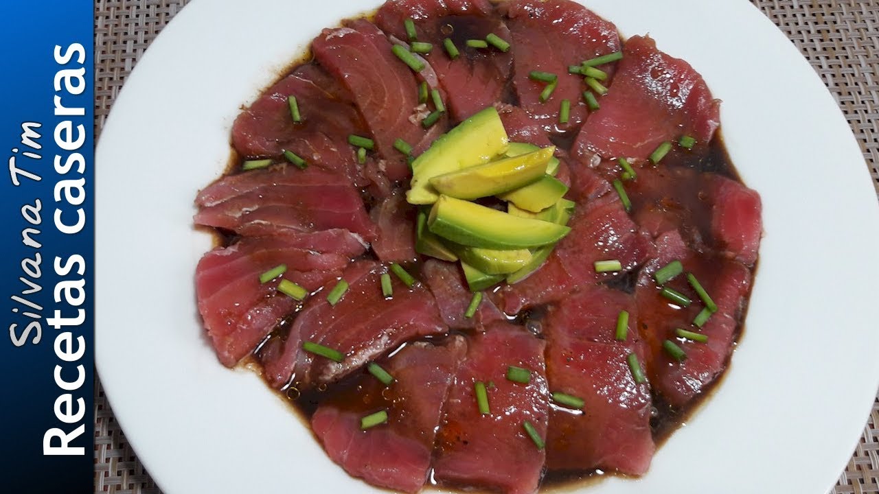 Cómo hacer Sashimi de Atún. Receta. - YouTube