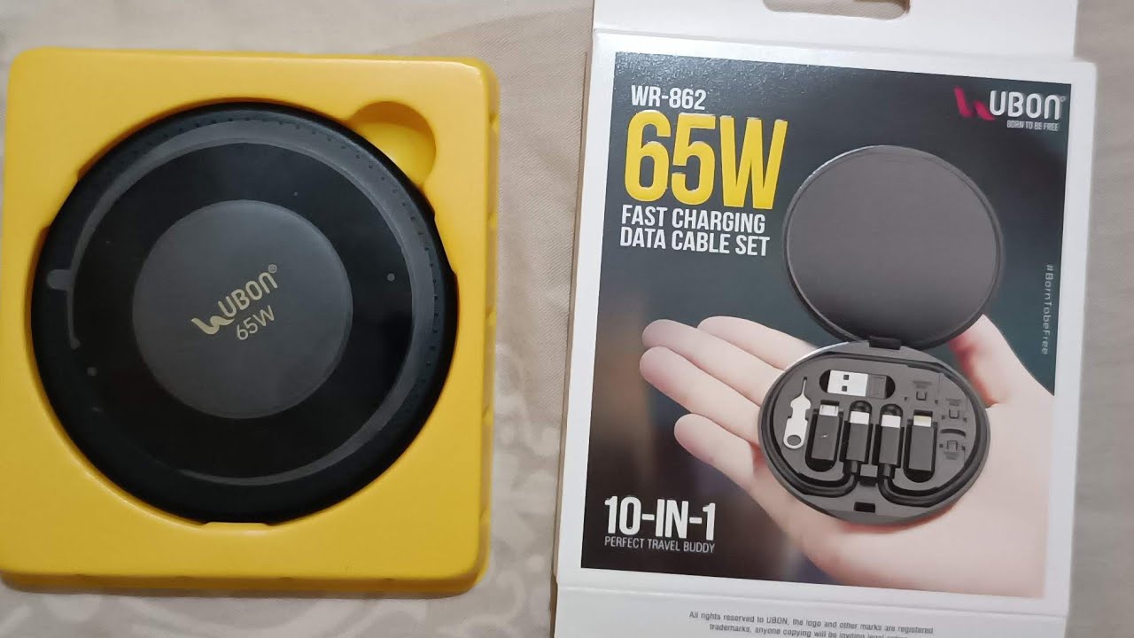 UBON Charging Cable | UBON 10 IN 1 | UBON IPHONE CHARGING CABLE - YouTube