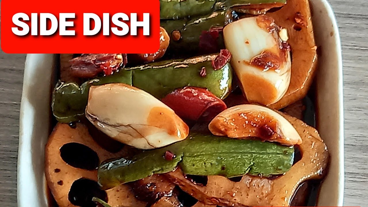 PICKLED LOTUS/CUCUMBER |SIDE DISH - YouTube