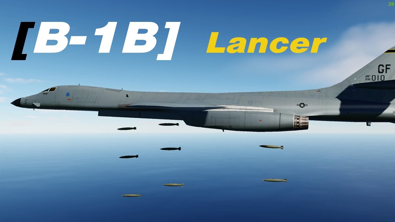 DCS Bombing Test B-1B Lancer Most Dangerous Bomber 大型爆撃機 Digital Combat ...