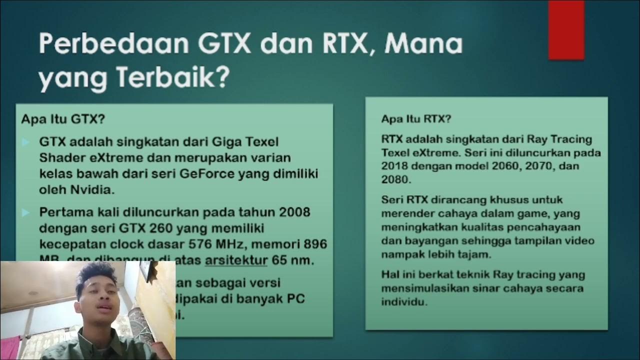 bandingin GTX dan RTX,yang ngaku gamers wajib nonton - YouTube