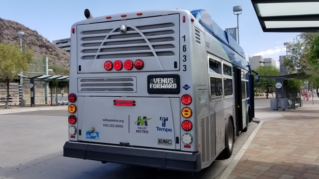 Valley Metro (Tempe Orbit VENUS) - 2019 ENC E-Z Rider II (1633) - YouTube