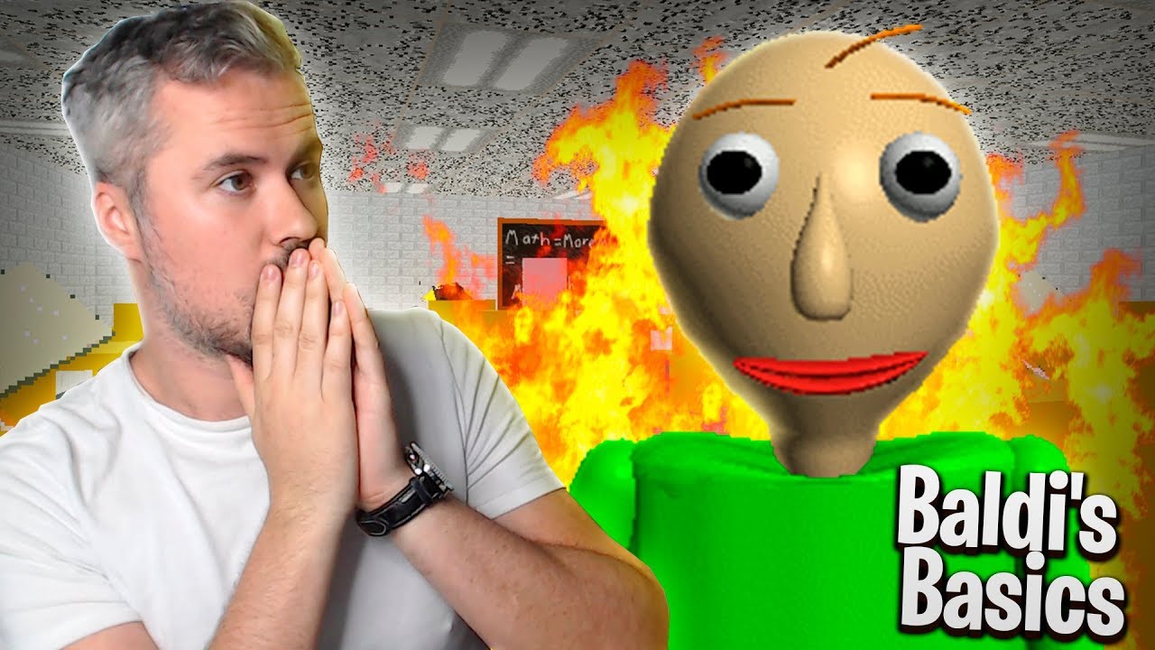 BALDI'S BASICS IS SCARY! - YouTube