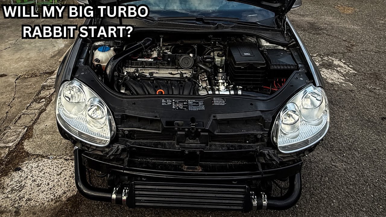 BIG TURBO 5 Cylinder VW Rabbit FIRST Start! - YouTube