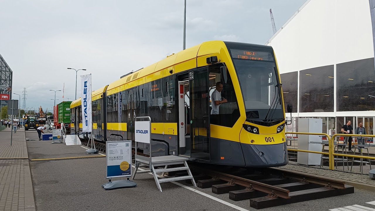 [GRAS Sarajevo] Stadler Tango NF3 #001 - prezentacja TRAKO 2023 - YouTube
