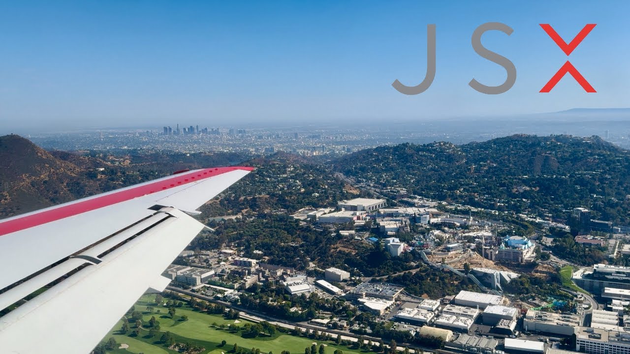 CRAZY! Super Fast Landing in Burbank | JSX Airlines Embraer E135 - YouTube