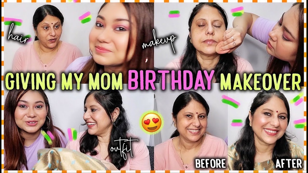 Giving My Mom A Birthday Makeover | Haircare, Makeup, Outfit ...