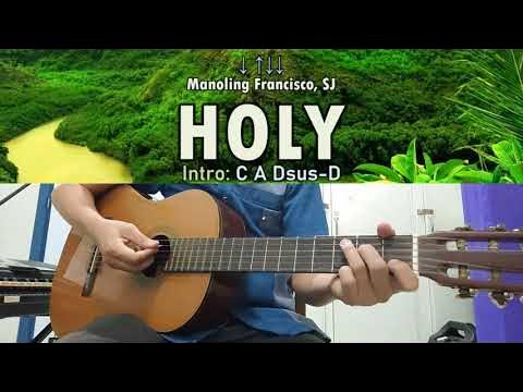 Holy - Manoling Francisco, SJ. - Guitar Chords - YouTube