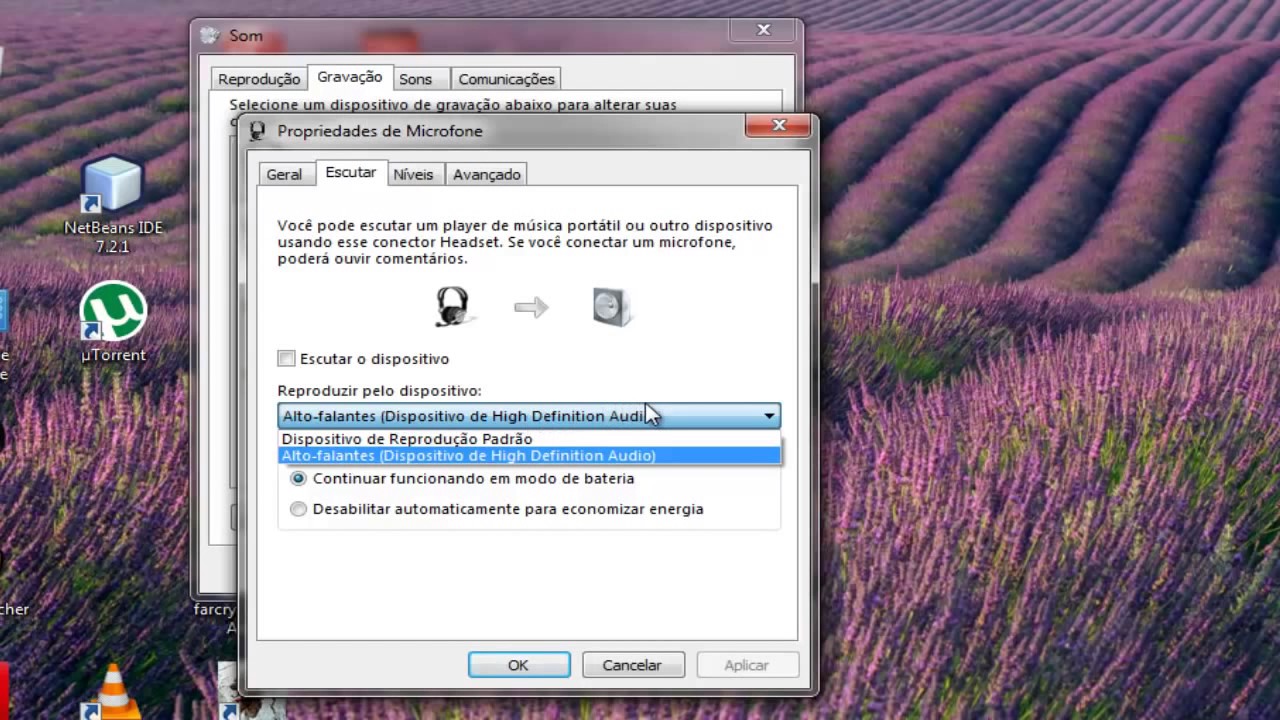 Windows - Como configurar o Microfone ou Headset - YouTube