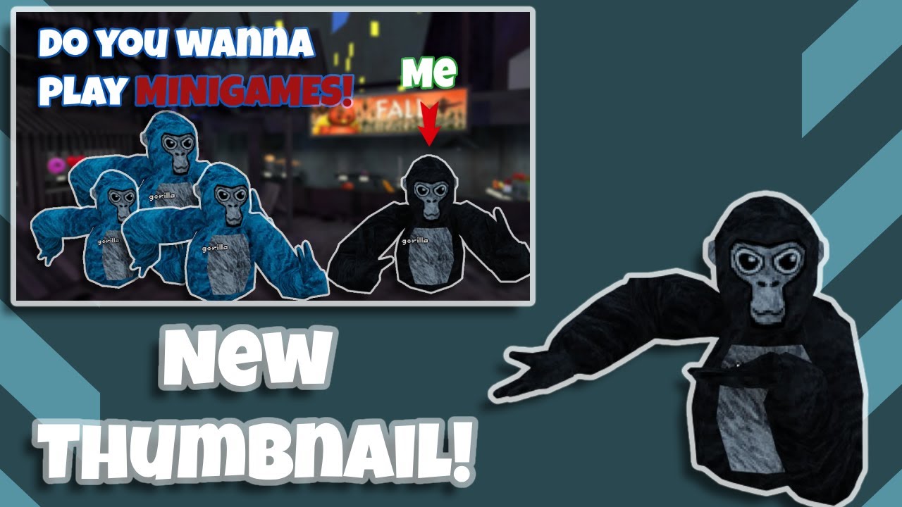 | Tutorial! | Making a new thumbnail for my Gorilla Tag video! - YouTube