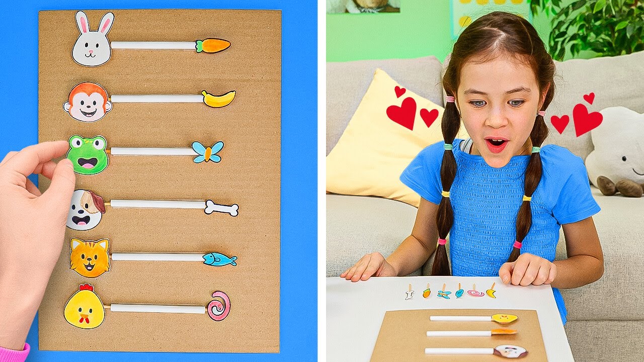 Let's Make Cute Paper Animals 🪼 Let's Learn Animals for Kids - YouTube