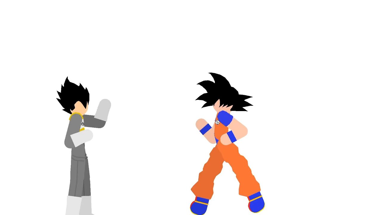 Goku vs Vegeta — Stick Nodes Animation - YouTube