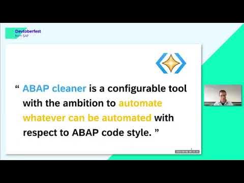 How to Clean your ABAP code in Seconds with ABAP Cleaner - YouTube