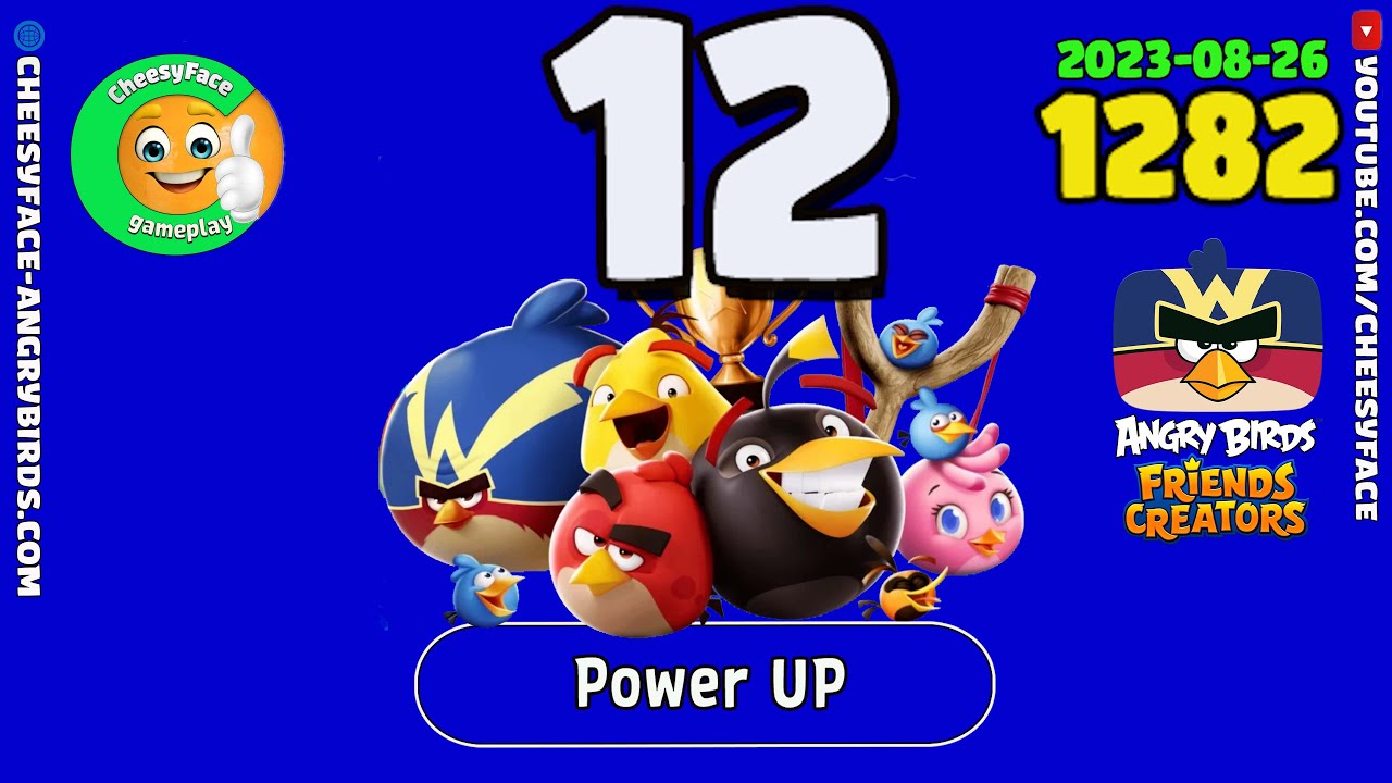 Level 12 HighScore Walkthrough POWER-UP Angry Birds Friends Tournament ...