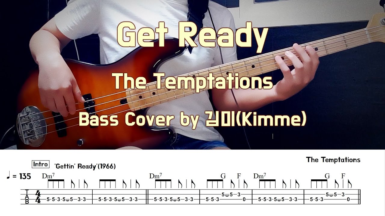 Get Ready_The Temptations Bass Cover - YouTube