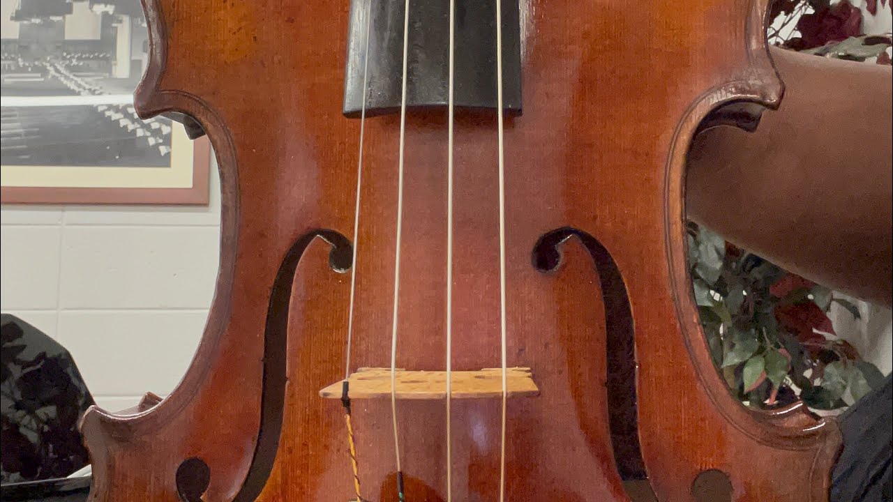 Viola String Change - YouTube