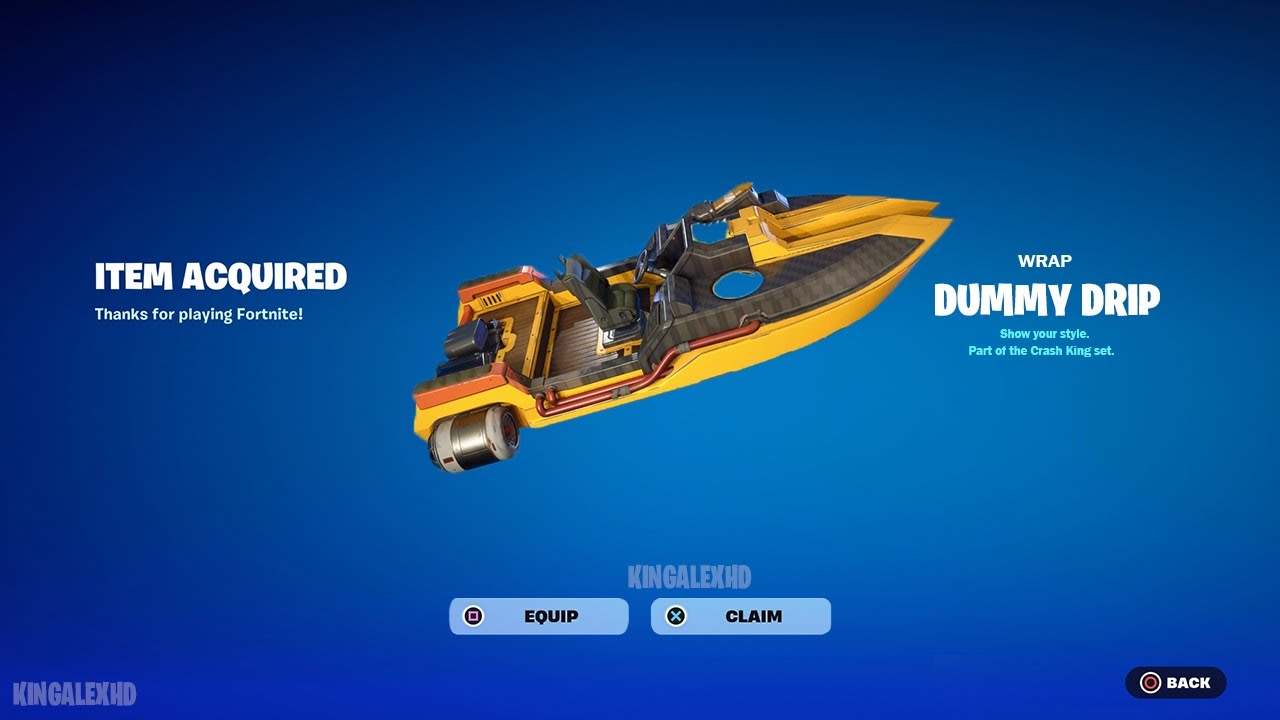 How To Get Dummy Drip Wrap NOW FREE In Fortnite (Unlocked Dummy Drip ...