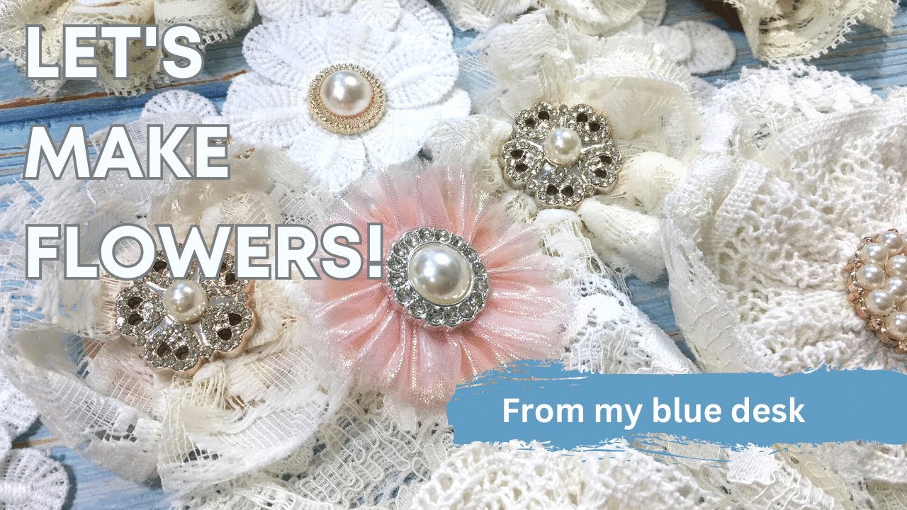 quick flower making tutorial - YouTube