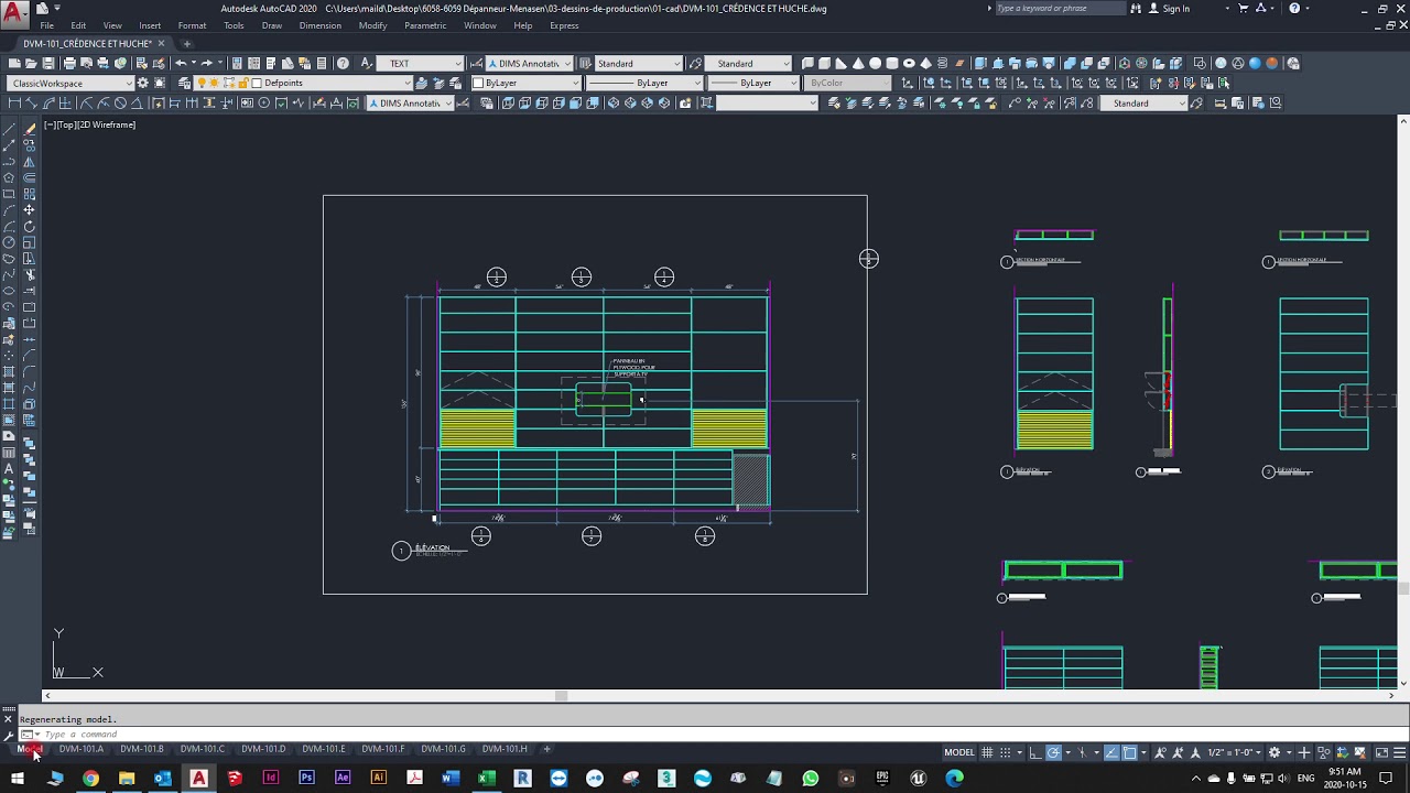 AutoCad CHSPACE Projection De Paper Space Model Space Et Vice Versa autocad-chspace-projection-de-paper-space-model-space-et-vice-versa