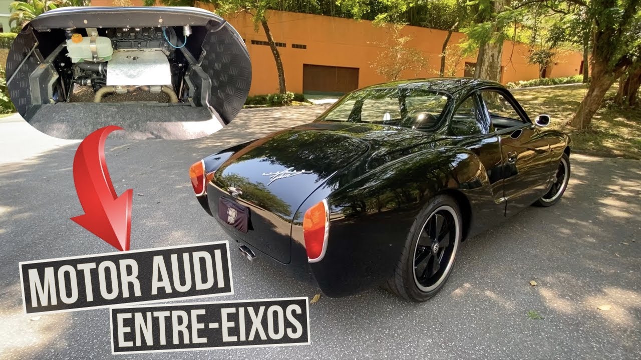 KARMANN-GHIA COM MOTOR AUDI TURBO ENTRE-EIXOS | Garagem Drops #107 ...