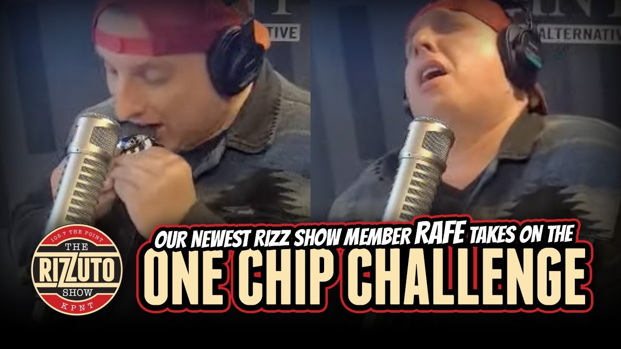 Our newest show member RAFE takes the ONE CHIP CHALLENGE! - YouTube