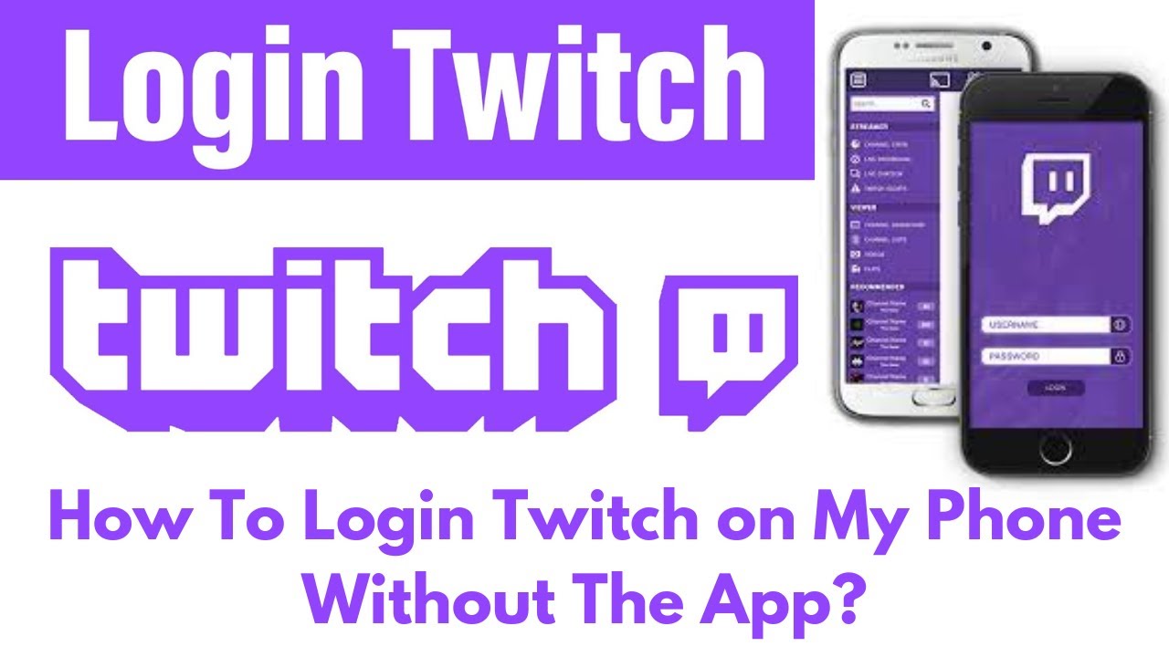 How To Login Twitch on My Phone Without The App - YouTube