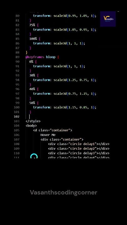 Circle Wave Animation hover using CSS HTML & CSS #html #css #trend #trending - YouTube