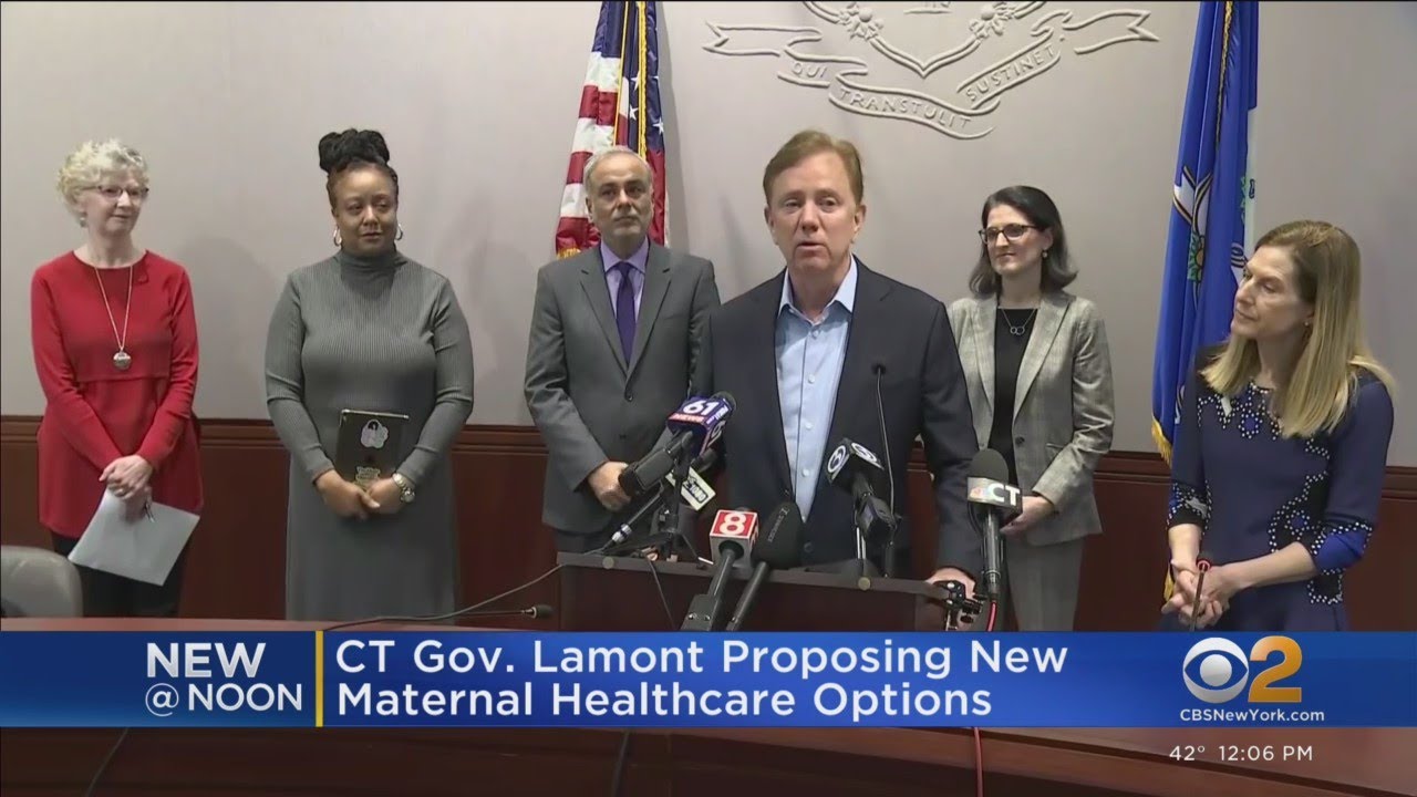 Lamont proposes new maternal health care options in CT - YouTube