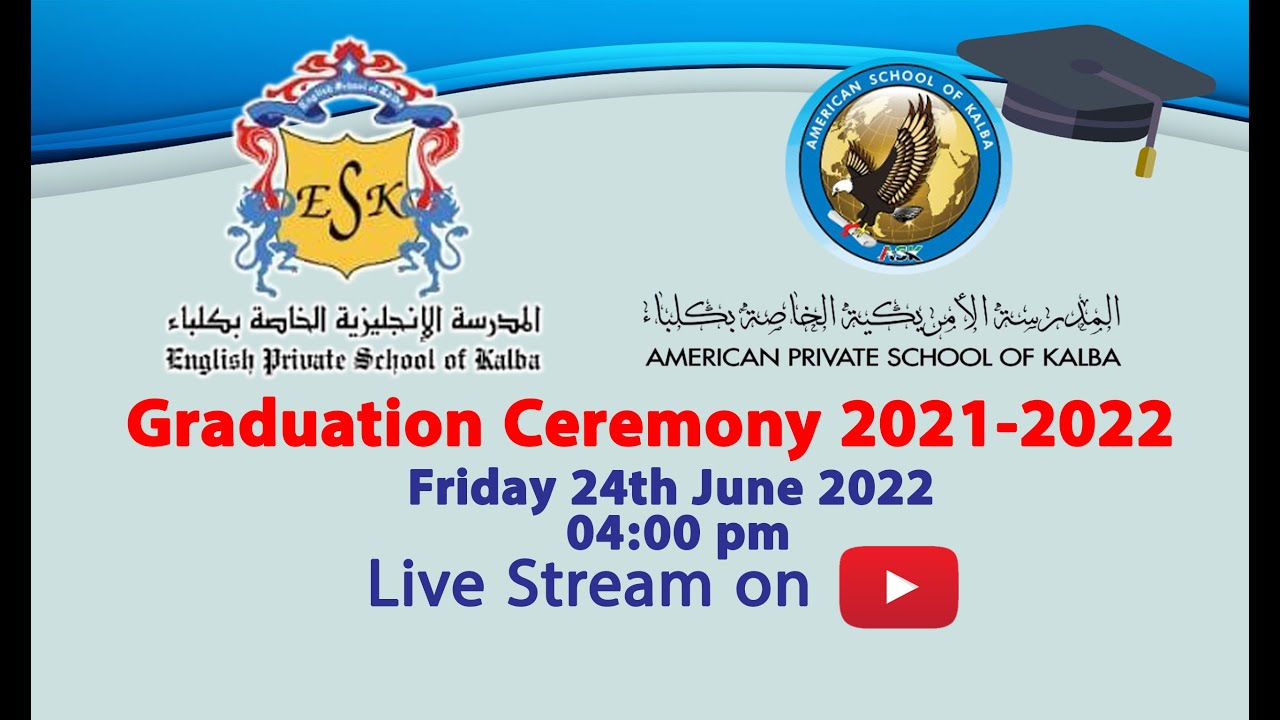 Graduation ceremony 2021-2022 - YouTube