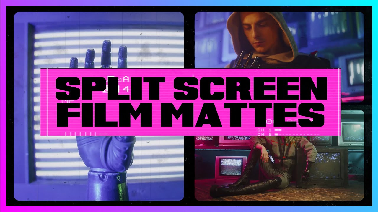 4K Split Screens Overlays for editing Download | Snowman Digital - YouTube