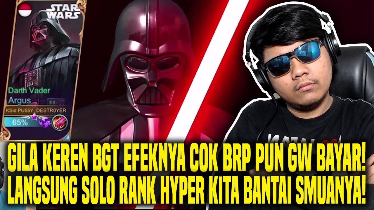 REVIEW SKIN TERBARU STARWARS ARGUS JADI DARTH VADER!!! - YouTube