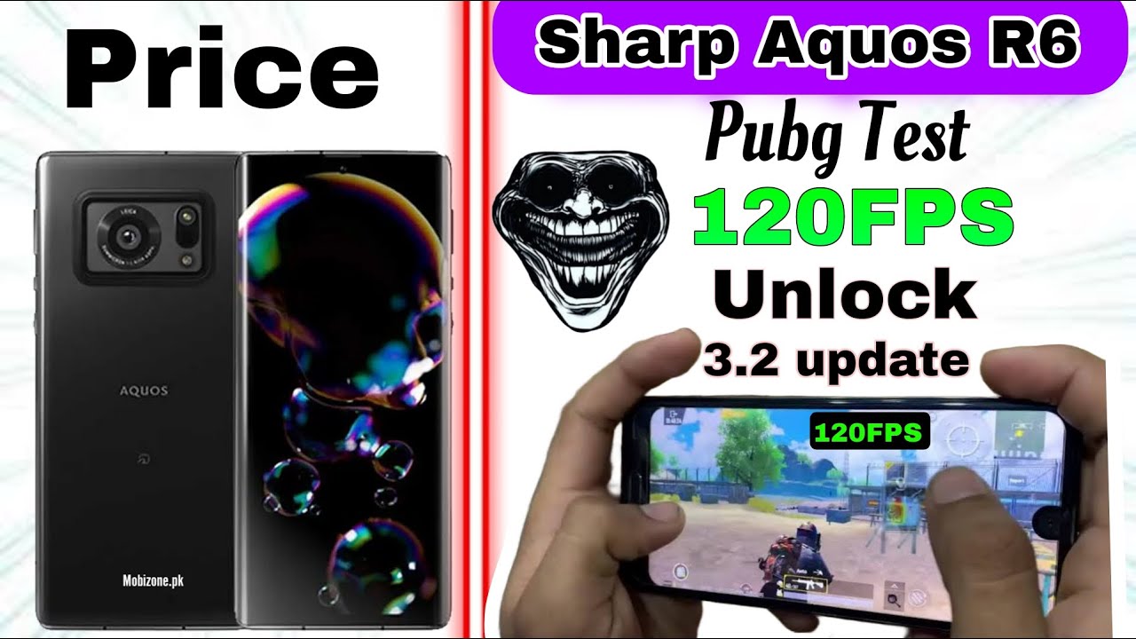 sharp aquos r6 pubg test 2024 🔥 | sharp Aquos r6 PUBG 120fps unlock ...