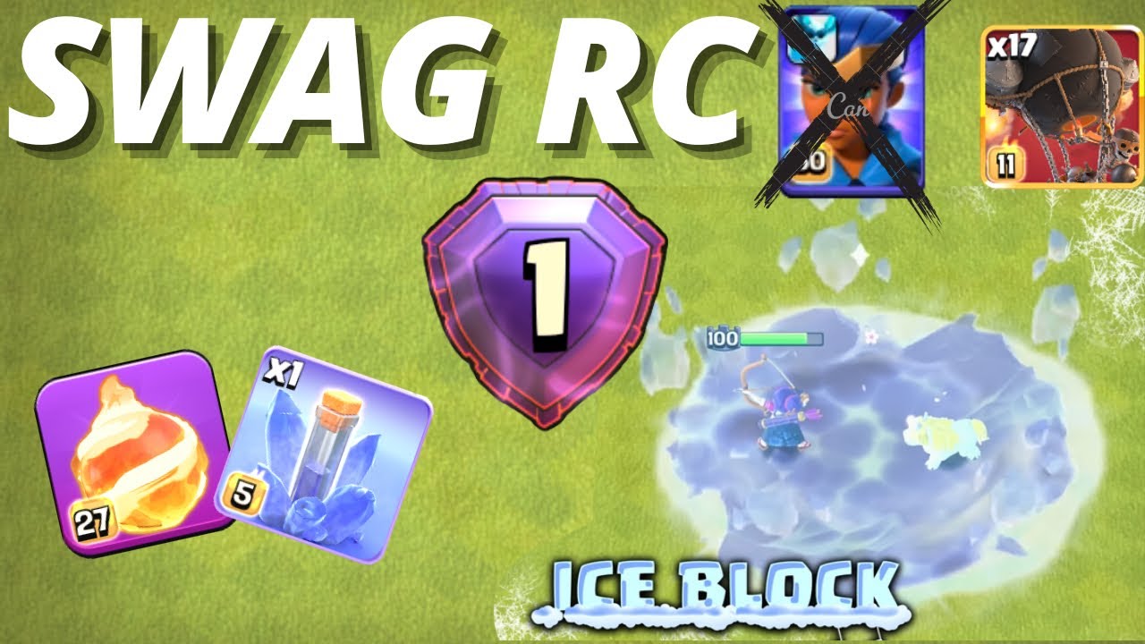 SWAG RC With FireBall RocKetLoon Attack | Legend League Attacks - YouTube