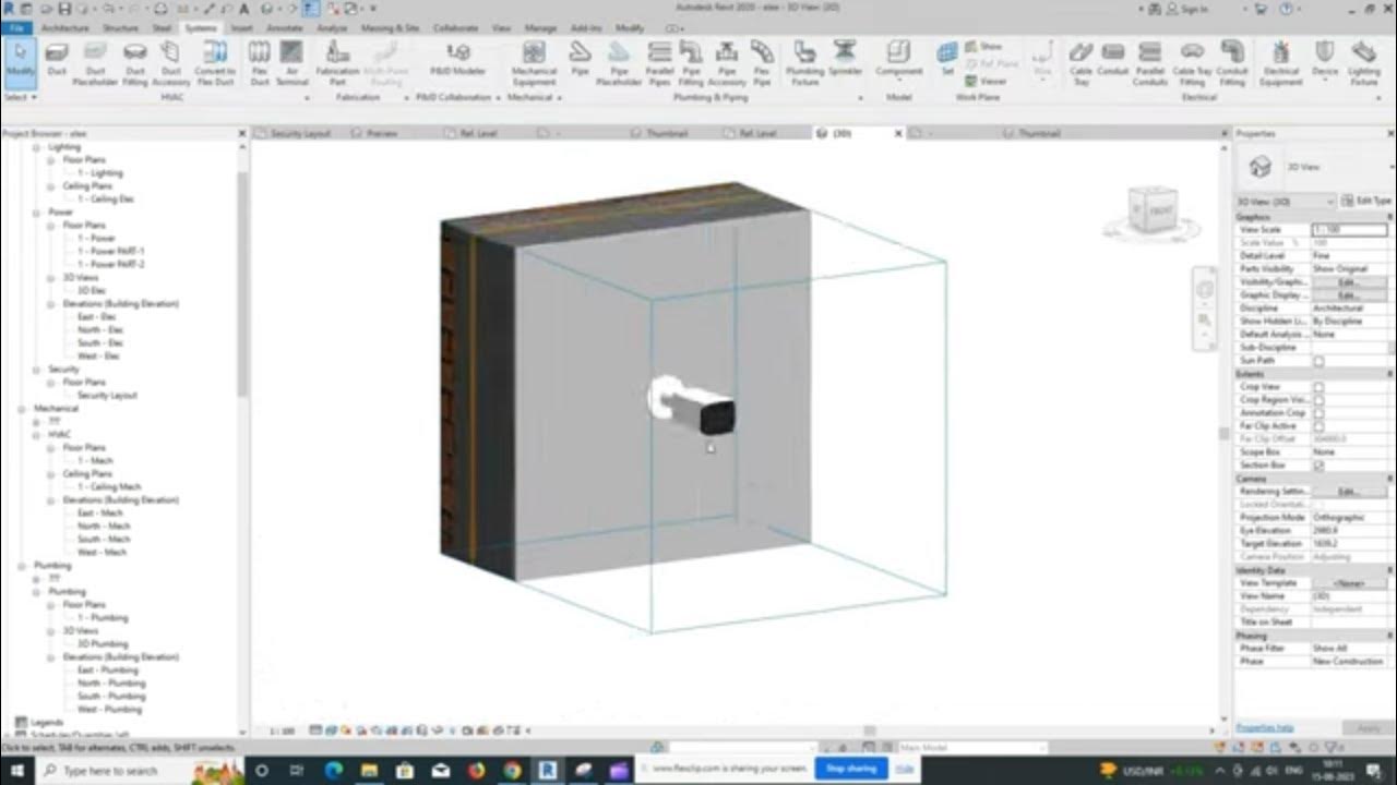 Revit Security Camera - YouTube