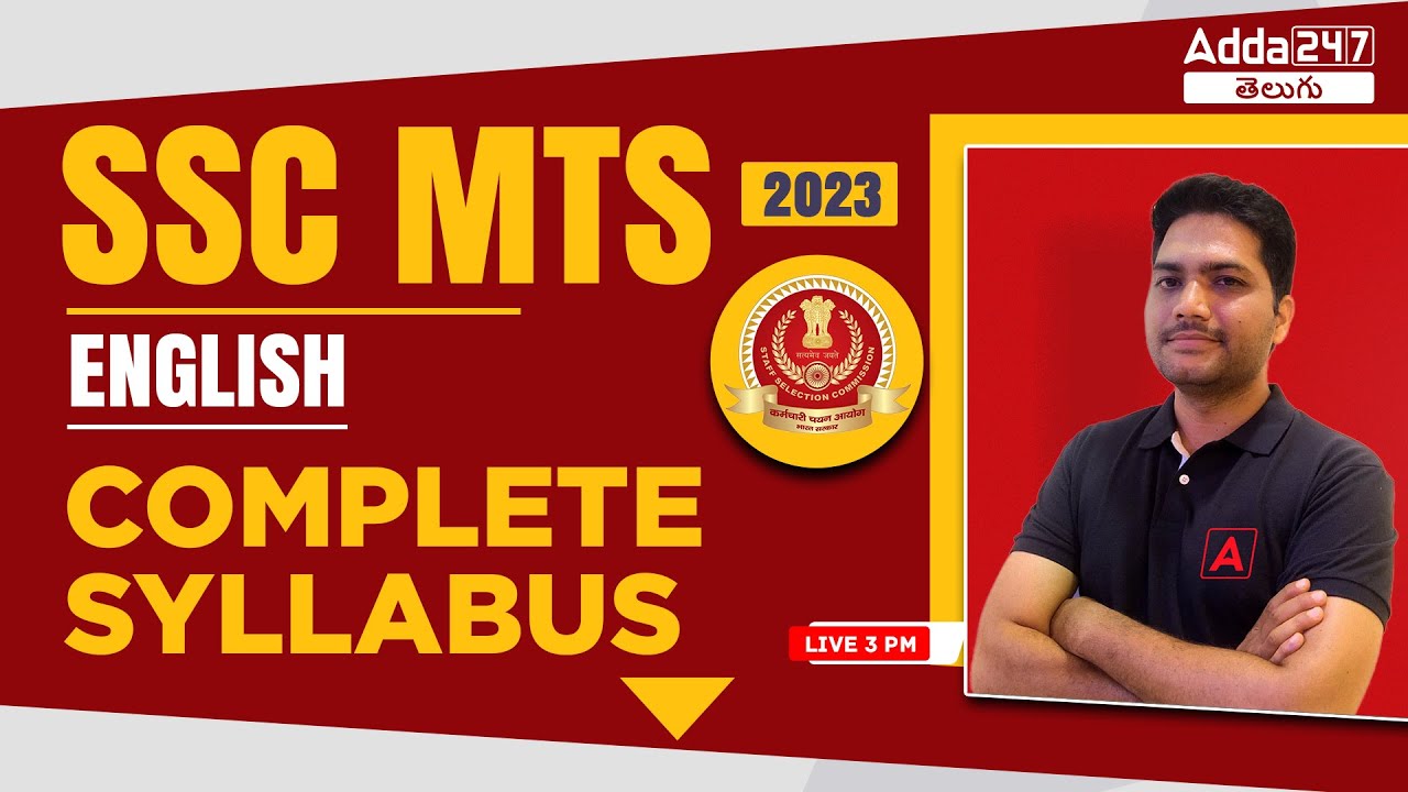 How to prepare English for SSC MTS 2023 | Model Questions| | Adda247 ...