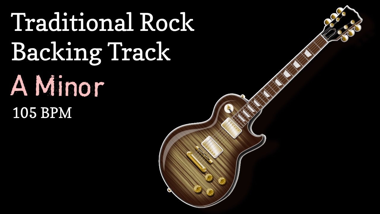 Classic Rock - A Minor jam track - YouTube