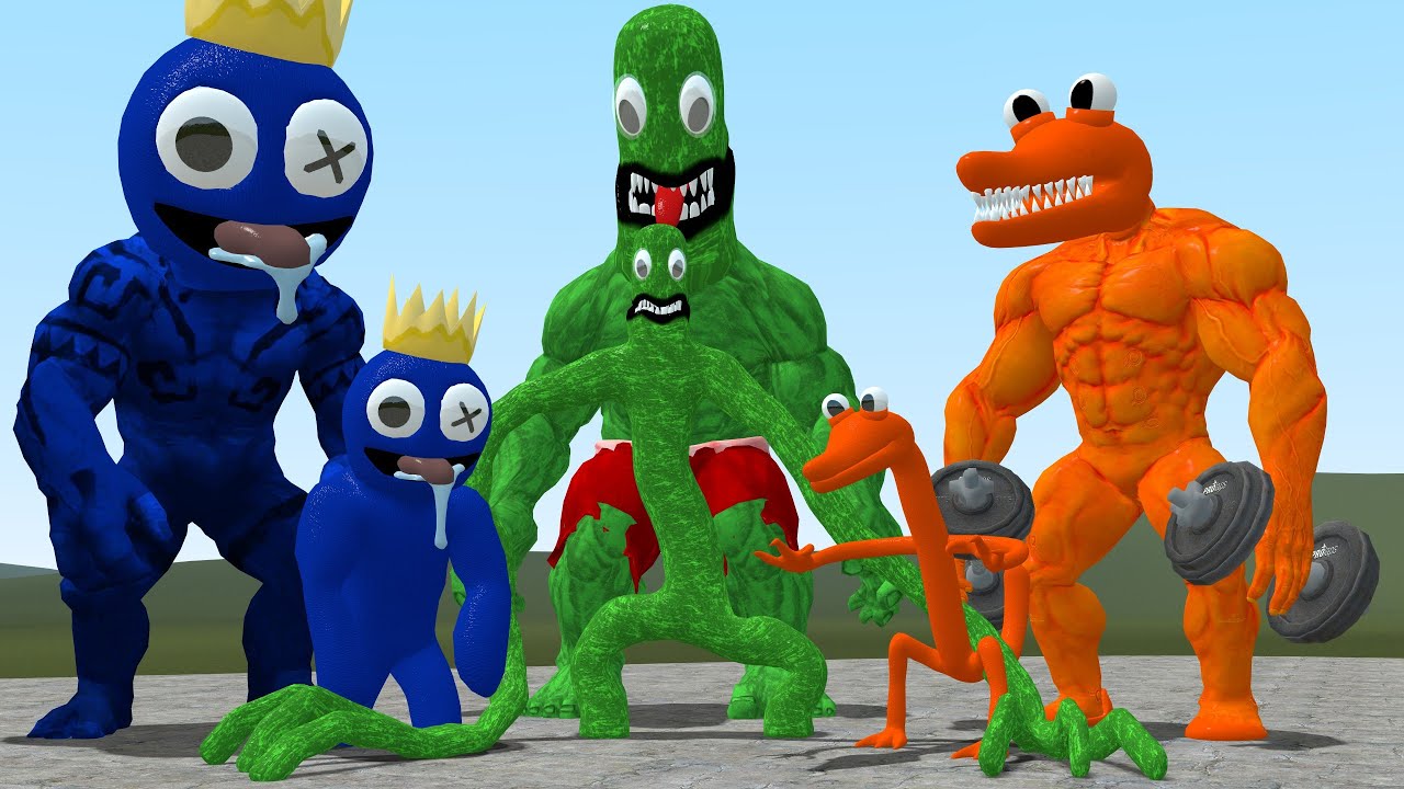 NEW BUFF ROBLOX RAINBOW FRIENDS VS 3D SANIC CLONES MEMES In Garry's Mod ...