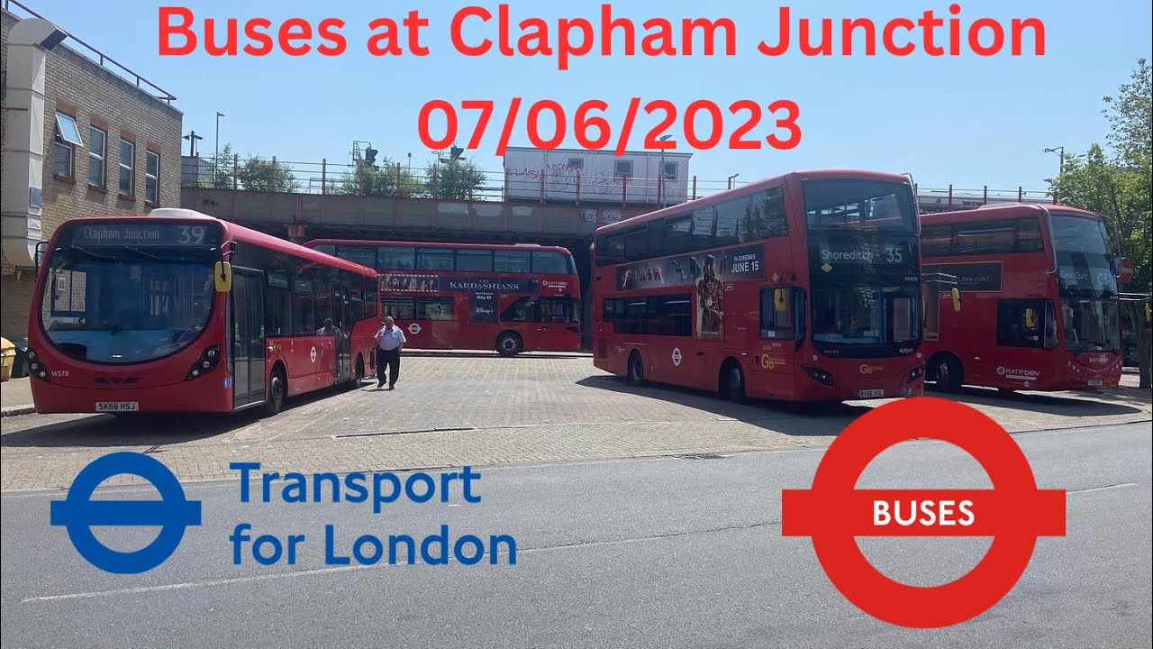 Buses at Clapham Junction 07/06/2023 - YouTube