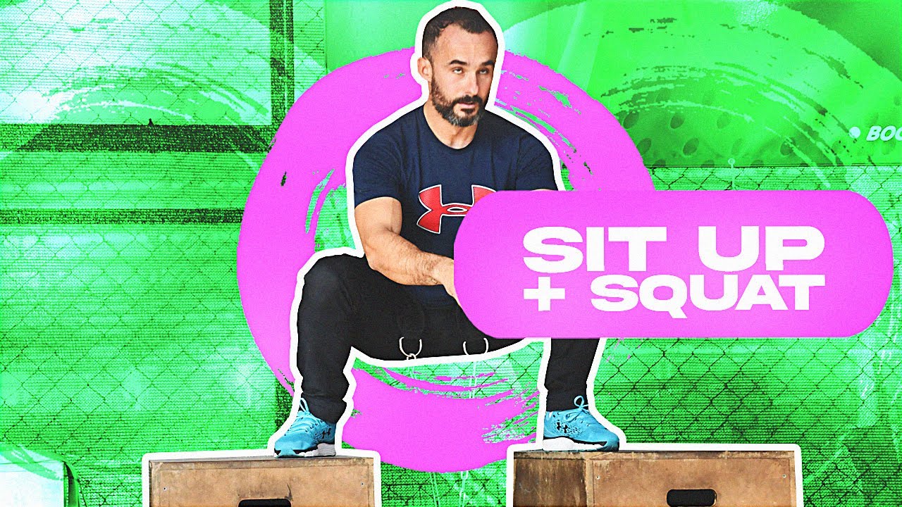 KETTLEBELL: Sit up + squat / Girja / Basic Gym One - YouTube