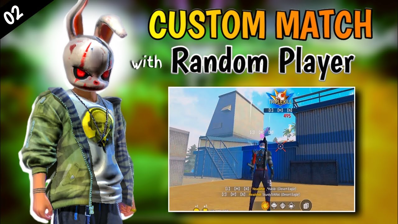 SOLO VS SQUAD -2 | custom match with random players | Free Fire ...
