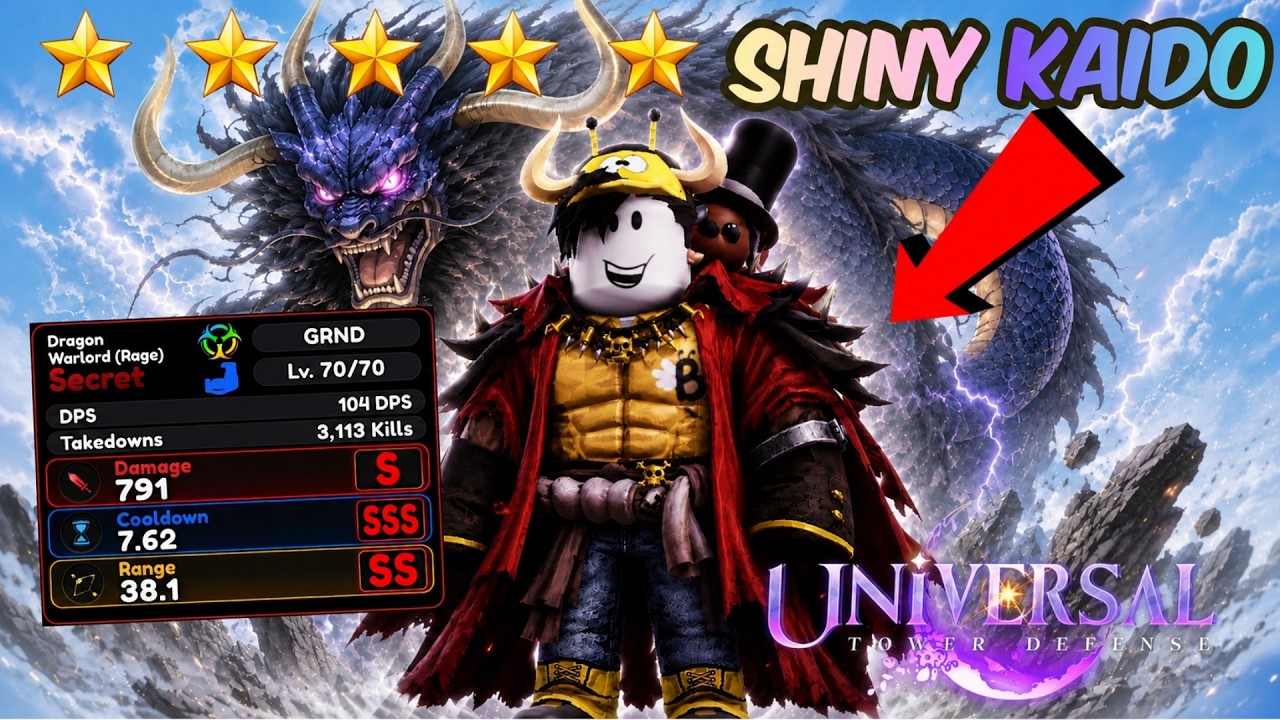 Universal Tower Defense X Ep 4 | MY FIRST SHINY SECRET KAIDO AGAD ...