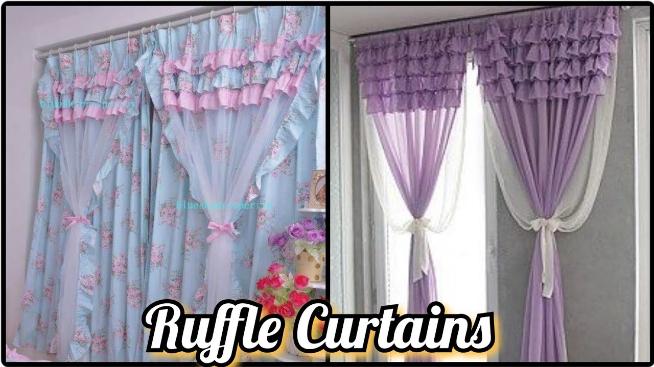 Beautiful,new, Ruffle Curtains easy stitching ideas #its_all_about ...